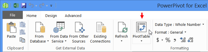 Creating A Pivottable With Powerpivot Data In Microsoft Excel