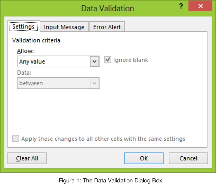 Data Validation In Microsoft Excel Training Connection 9840