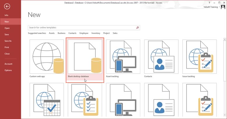 Getting Started in Microsoft access | Training Connection