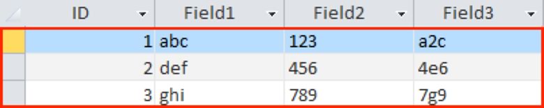 Access Database Terminology | Training Connection