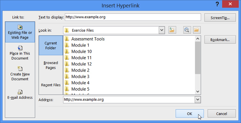 Adding A Hyperlink To A Task In Ms Project Training Connection