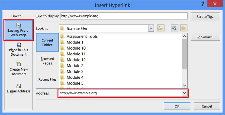 Adding A Hyperlink To A Task In Ms Project Training Connection 8498